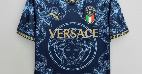 Maglia Italia x Versace Azul 2022/2023 | FC Maglia Calcio